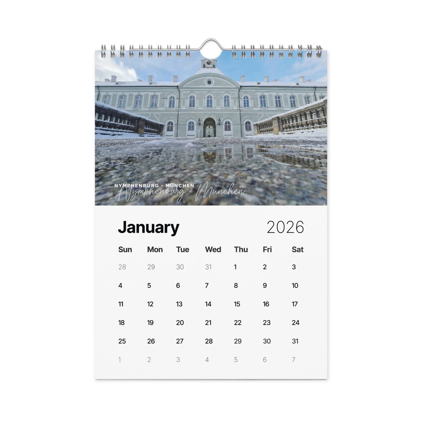 Discover Germany 2026 Wall Calendar, Travel Photography (A4 or 11x17 ...